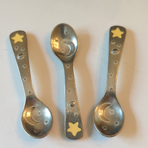 Danforth | Other | Danforth Pewter Celestial Child Spoons With Yellow ...